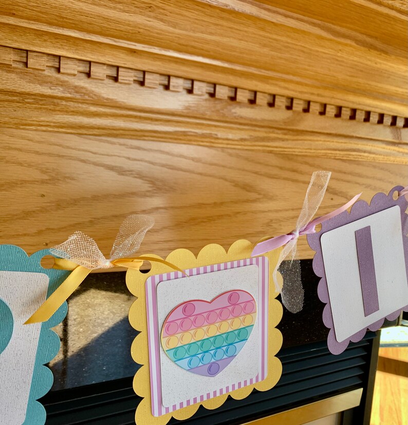 Pop It Birthday Party Banner Pop It Theme Banner Pop It - Etsy UK
