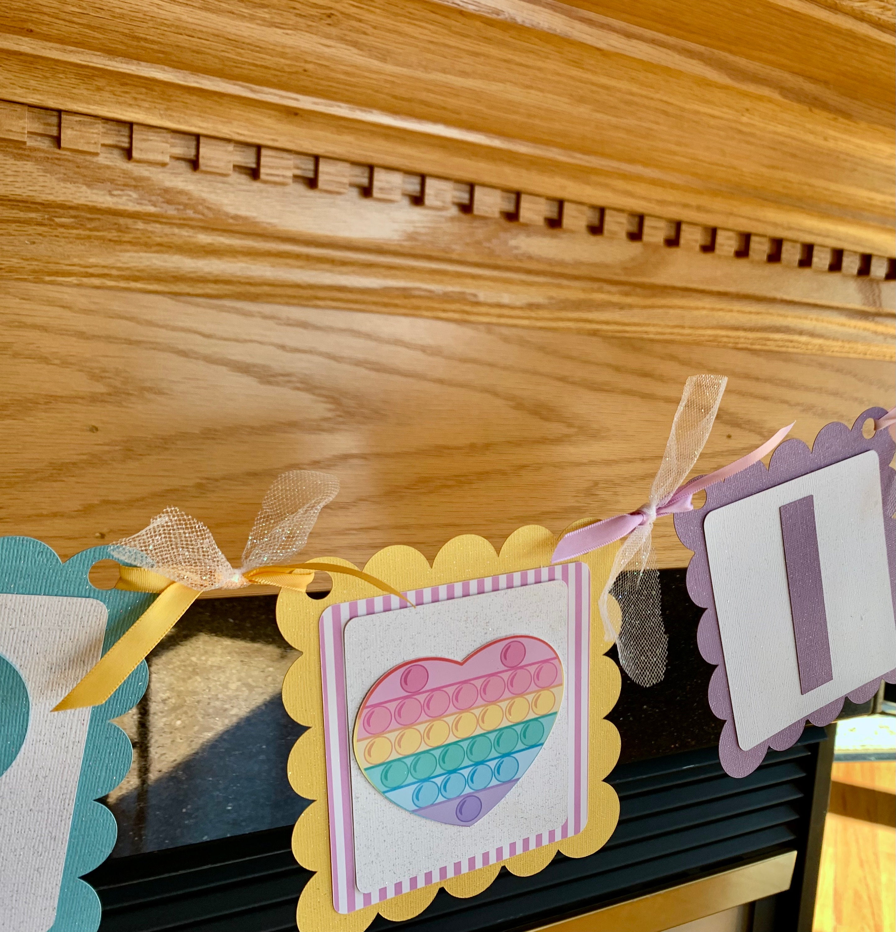 Pop It Birthday Party Banner Pop It Theme Banner Pop It | Etsy