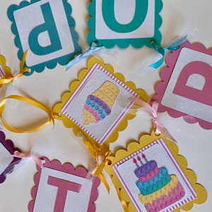 Pop It Birthday Party Banner, Pop It Theme Banner, Pop It Birthday ...