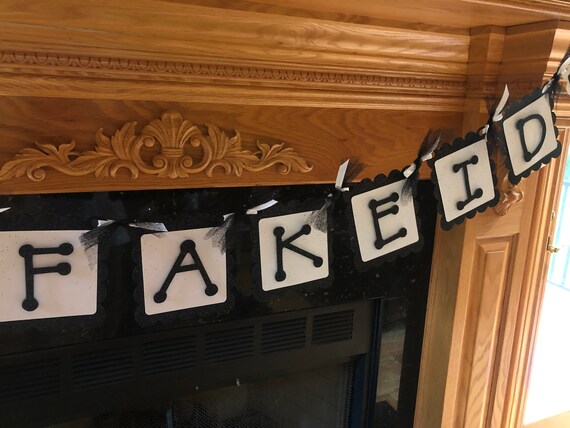 RIP Fake ID Banner, Birthday Banner, 21 Birthday Banner, 21st Birthday ...