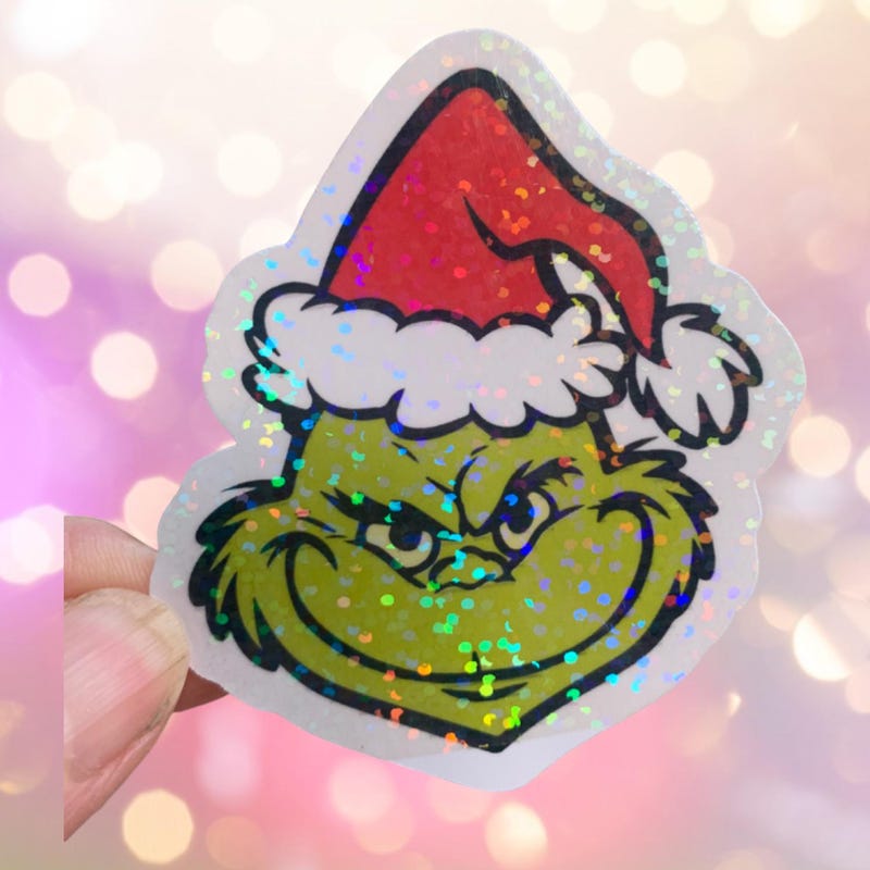 The Grinch Stickers - Etsy