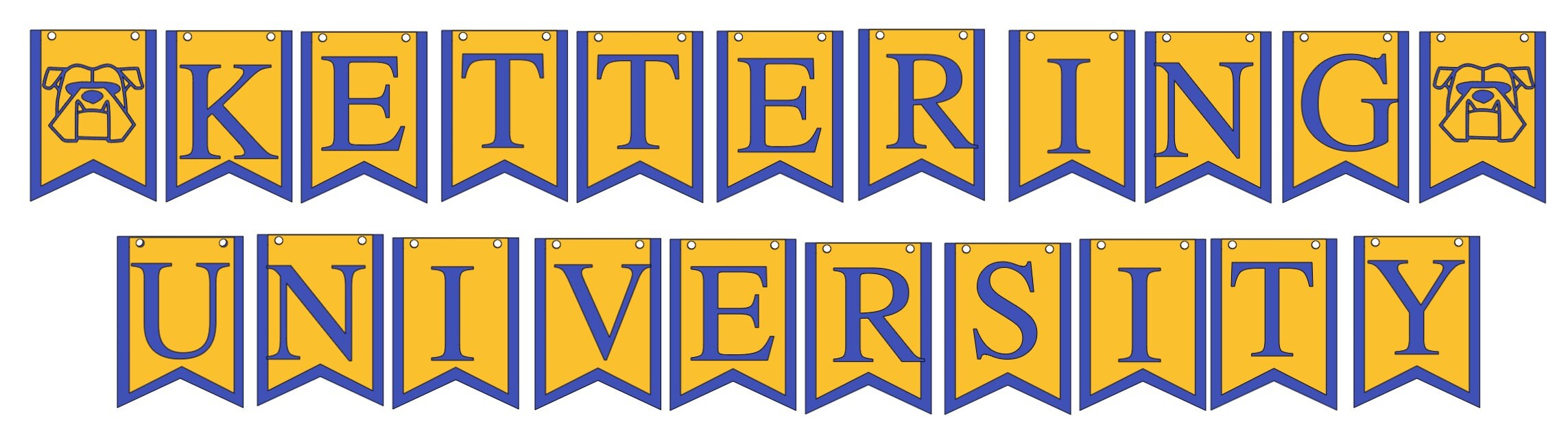 Kettering University Banner Kettering University Graduation - Etsy España