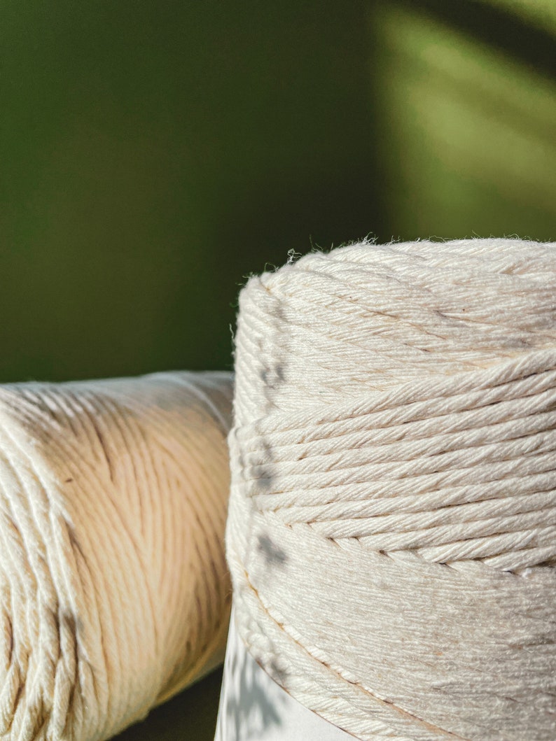 3mm Macrame Single Twist Cord 1kg / 280m Single Strand Soft Rope for ...