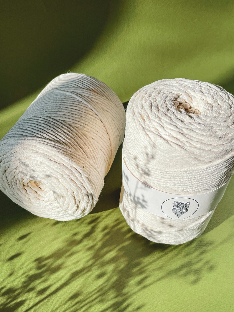 3mm Macrame Single Twist Cord 1kg / 280m Single Strand Soft Rope for ...