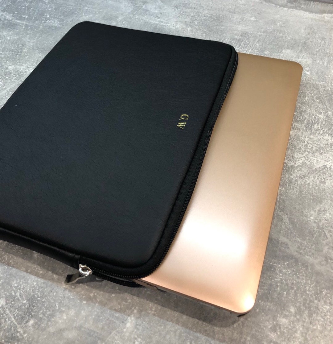 Personalized 11.6 Inch PU Leather Laptop Case: Monogrammed Laptop ...