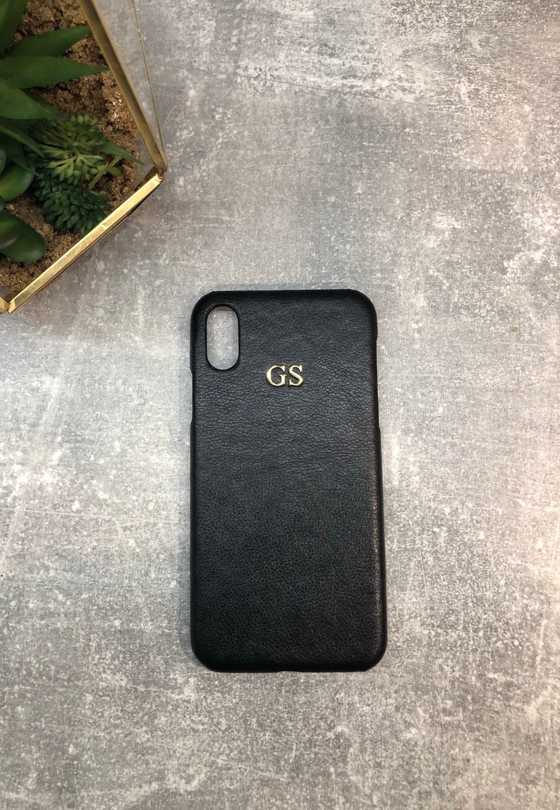 Iphone XS Max Pu Leather Case Personalised With Name or | Etsy UK