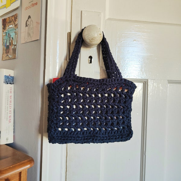 Crochet Book Bag - Etsy