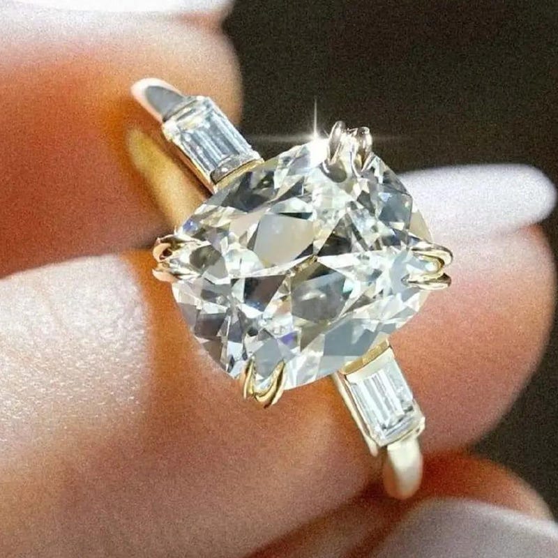 Old Mine Lab Wedding Band - Etsy