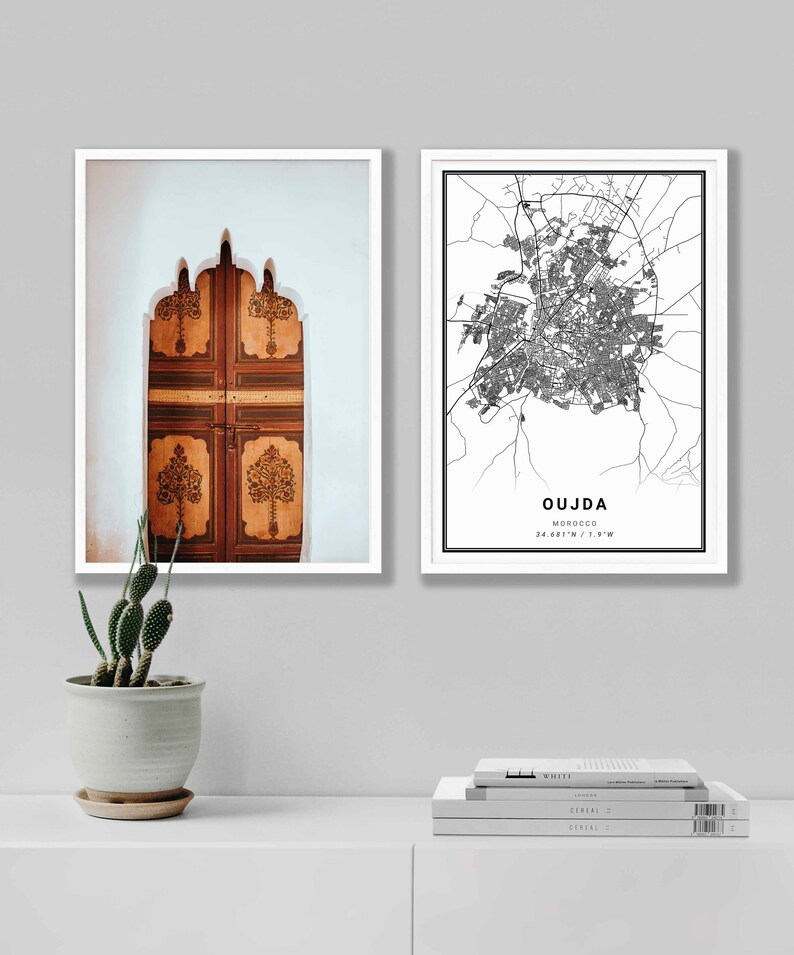 Oujda Oujda Map Oujda Poster Map Poster City Poster City - Etsy
