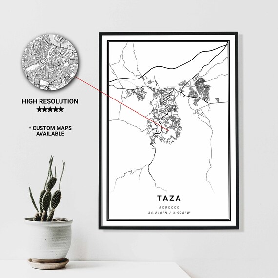 Taza mapa de Taza cartel de Taza cartel de mapa cartel de | Etsy España
