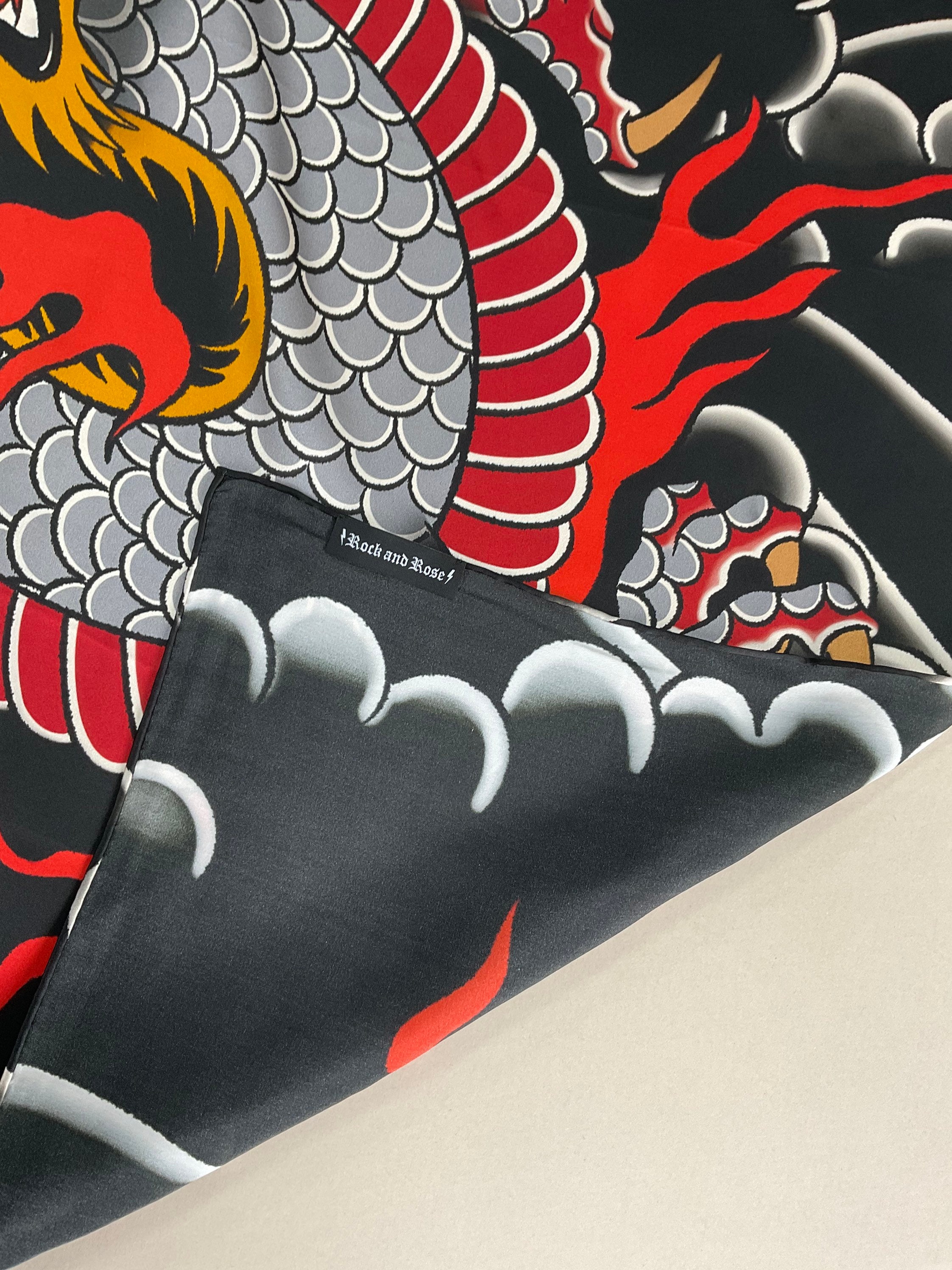 Firestarter - Premium Silk Twill Scarf - Etsy