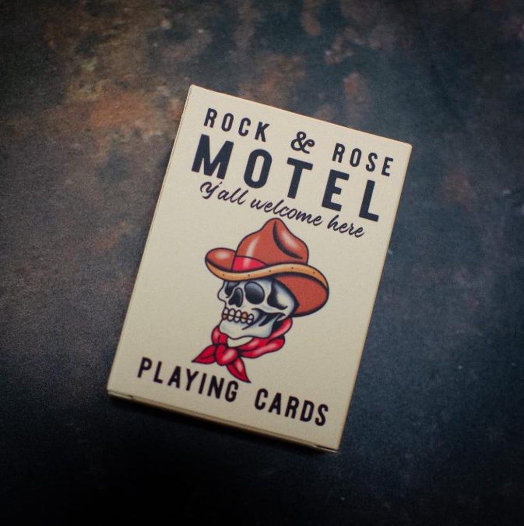 Rock and Rose Motel Playing Cards - Etsy