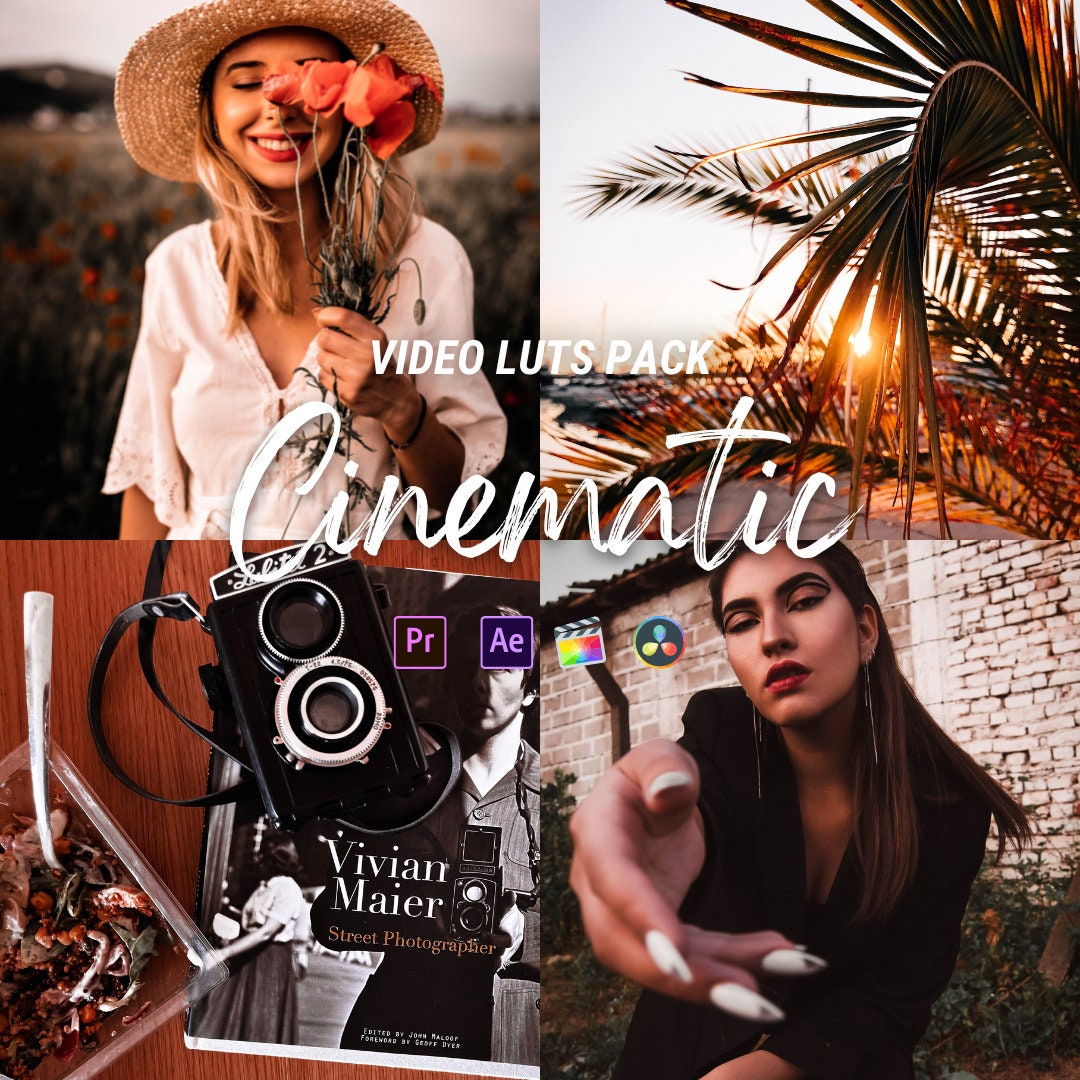 Cinematic Film Luts for Color Grading Video and Photo, Adobe After ...