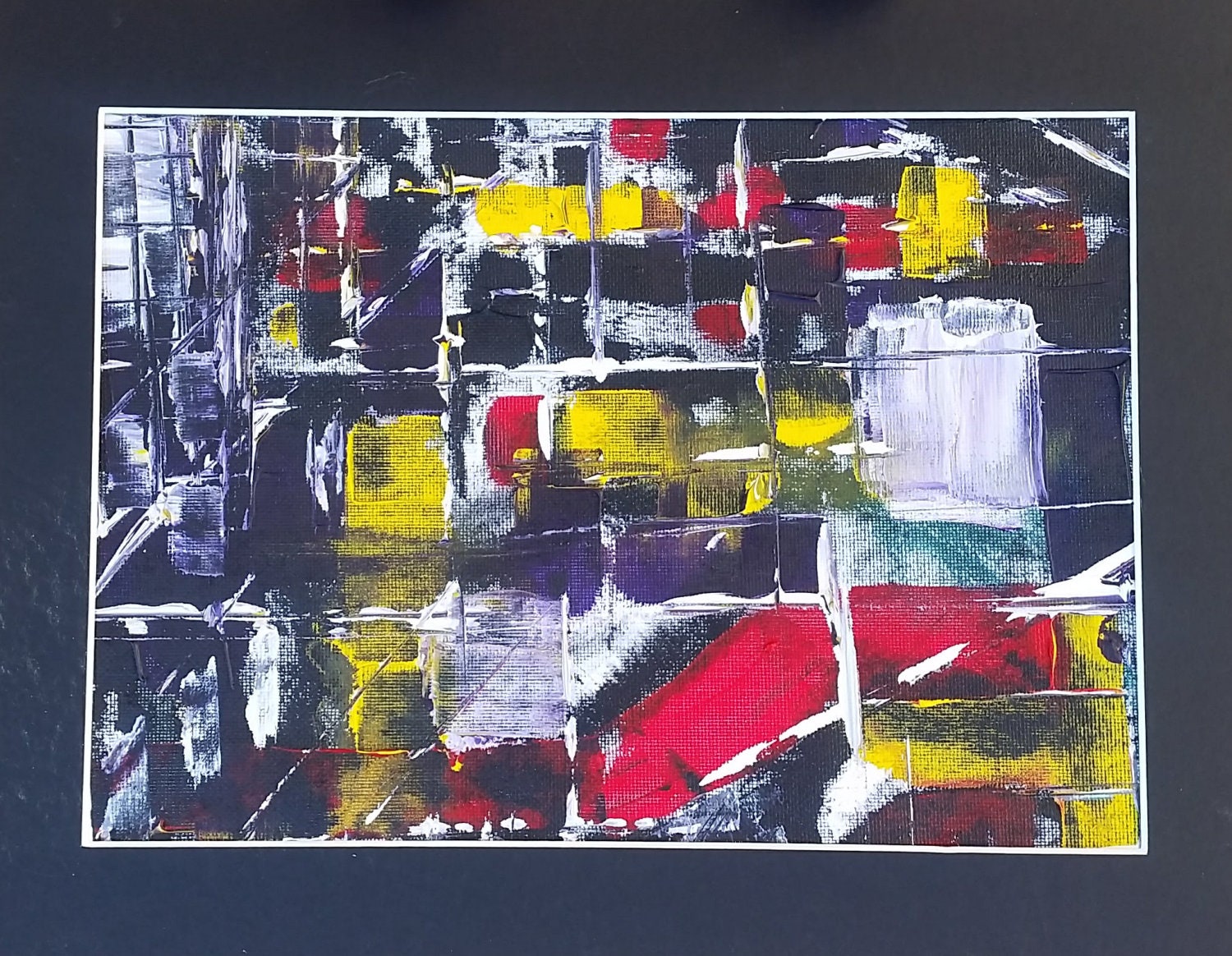 Original Modern Abstract Art-a Bold Strong Acrylic Painting - Etsy