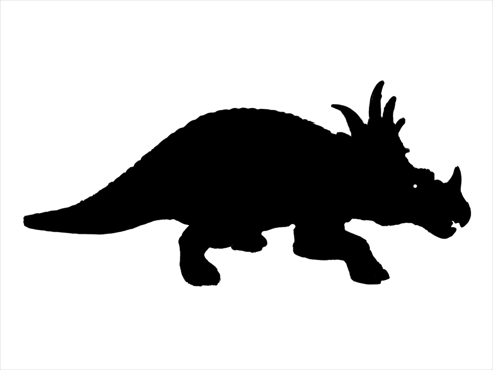Brontosaurus Dinosaur SVG Image Silhouette & Outline Clipart | Graphics ...