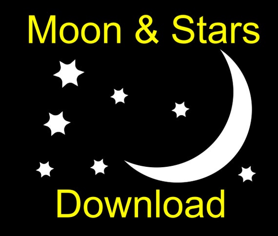 Moon And Stars Clipart Free