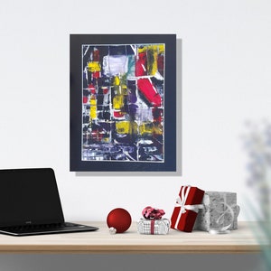 Original Modern Abstract Art-a Bold Strong Acrylic Painting - Etsy