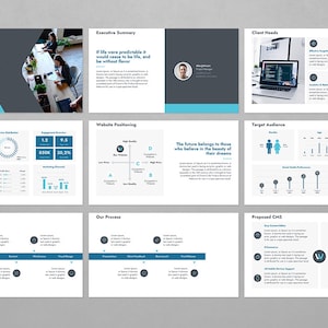 Website Redesign Proposal Powerpoint Presentation Template - Etsy