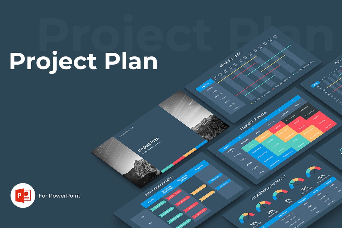 Project Plan Powerpoint Presentation Template - Etsy