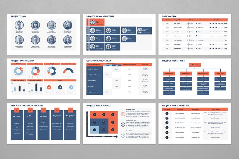 Project Plan | Status Report | PM Management | Website Proposal ...