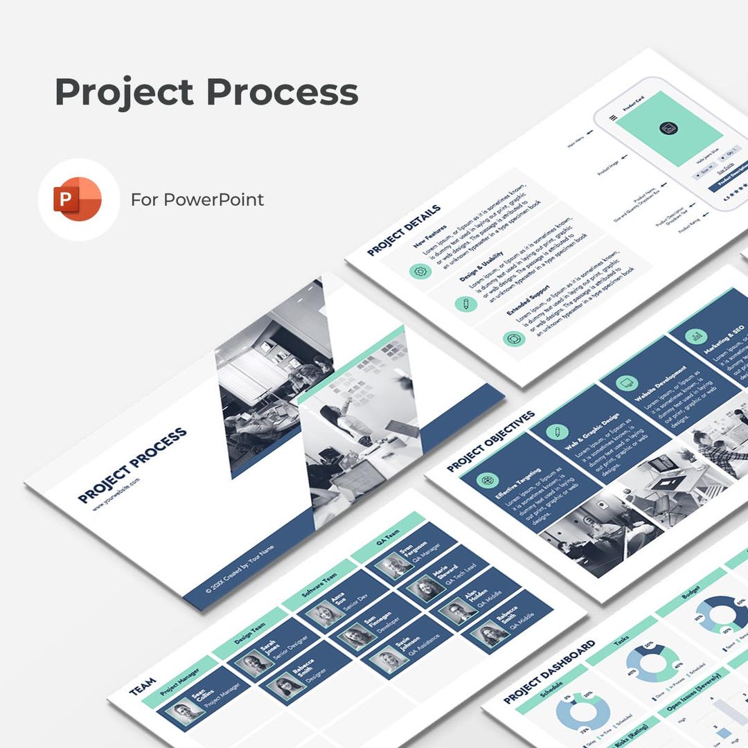 Project Process | Project Management PPT Powerpoint Presentation ...