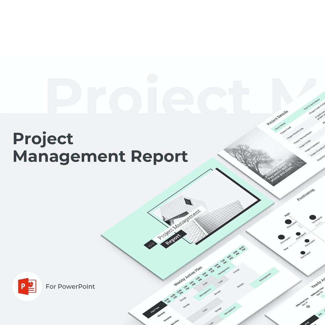 Project Management Report | Website Proposal | PM Statement | Planner ...
