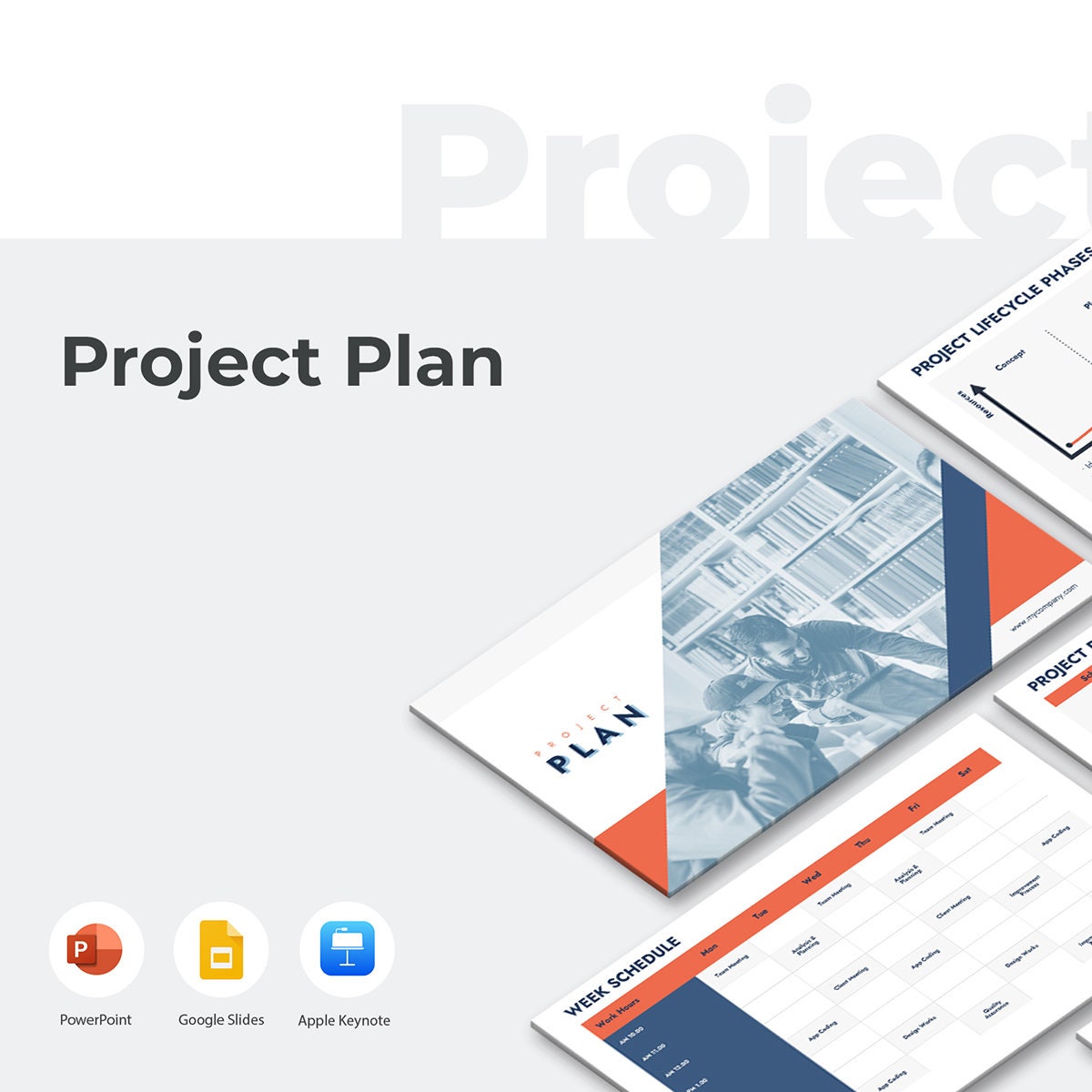 Project Plan Presentation With Powerpoint, Keynote, Google Slides ...