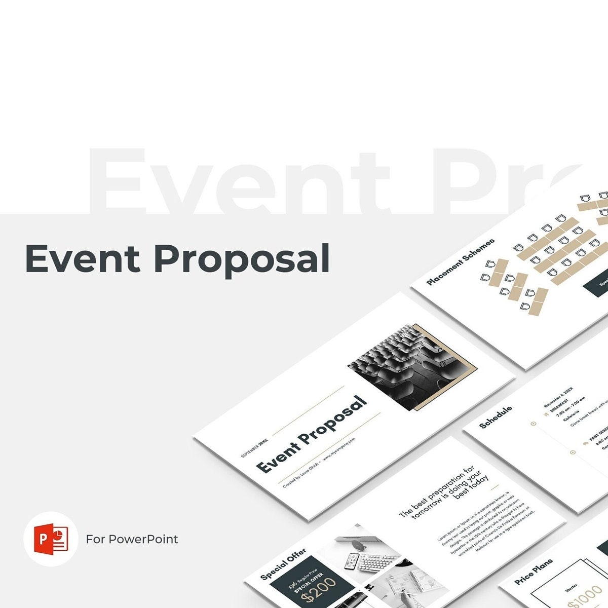 Event Proposal | Schedule | Plan | Office Report Powerpoint ...