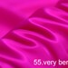 Silk Satin Fabric Pure Solid Fabric NO.55 Very Berry Color for - Etsy