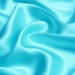 River Blue Color Silk Satin Fabric for Wedding, Evening Dress, Shirts ...