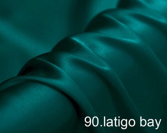 Sky Blue Color Silk Satin Fabric for Wedding Evening Dress - Etsy