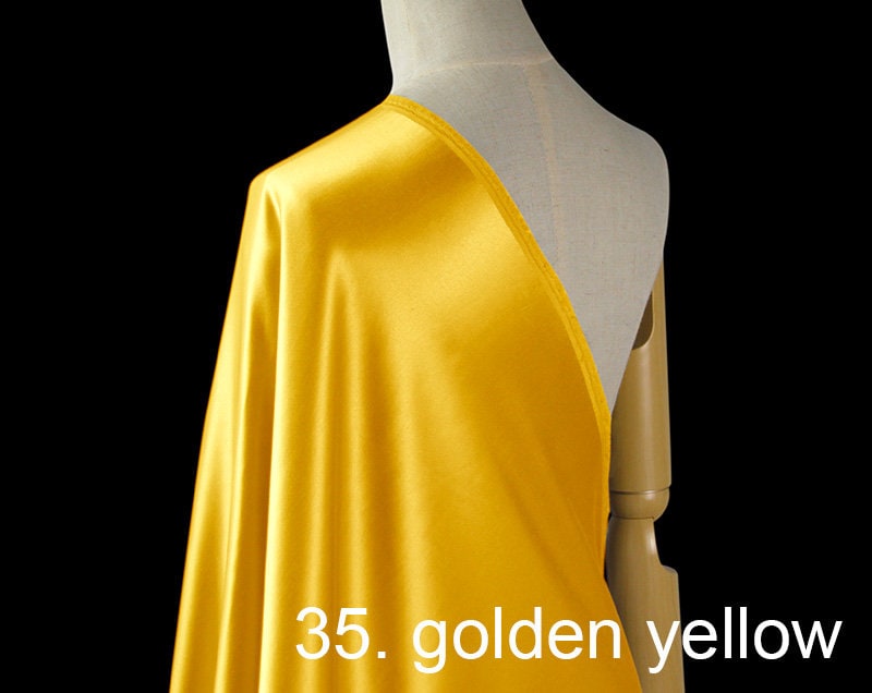 Silk wool satin fabric pure solid fabric 55 width NO.35 | Etsy