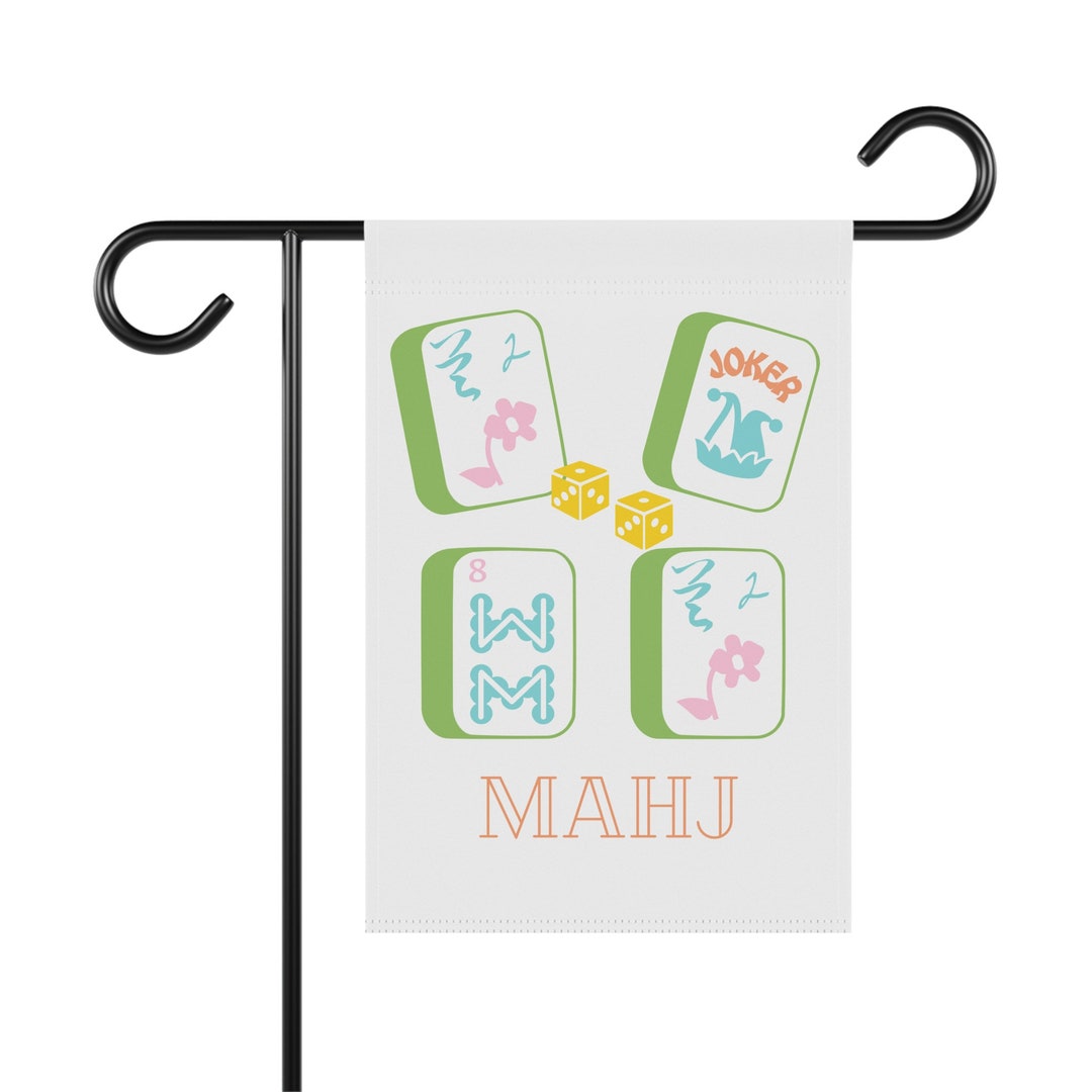 Mahjong Mahjong Gift Mahjong Decor Garden & House Banner - Etsy