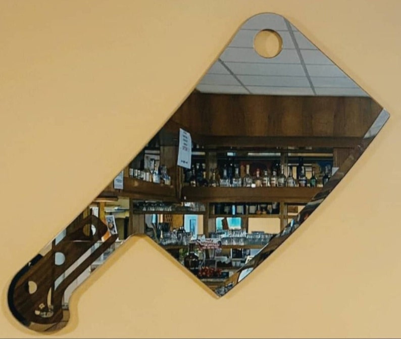 Butcher's Cleaver Shaped Mirror Special Wall Knife - Etsy