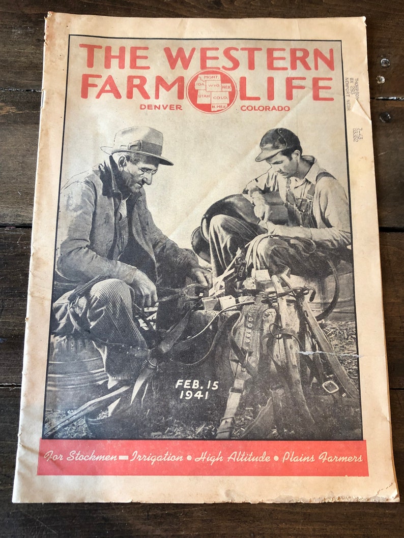 Vintage the Western Farm Life Magazines From the 1940's - Etsy