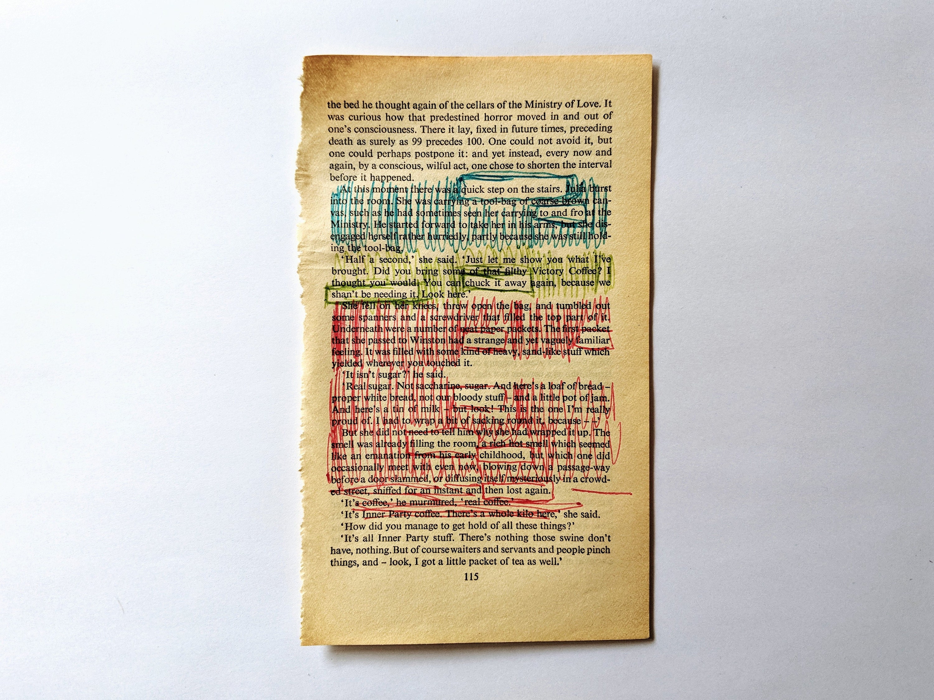 PDF 1984 Blackout Poetry Zine // Hannah Pickard + George Orwell - Etsy