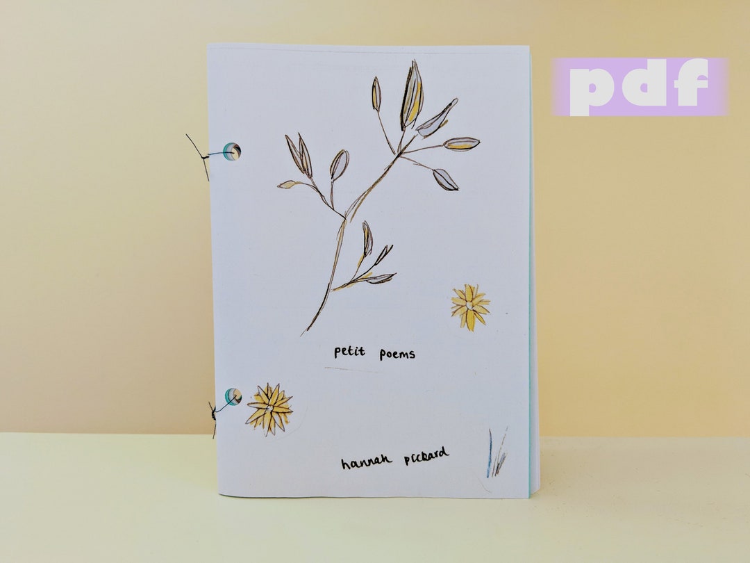 PDF Petit Poems Zine | Hannah Pickard // Poetry Illustration Zine - Etsy