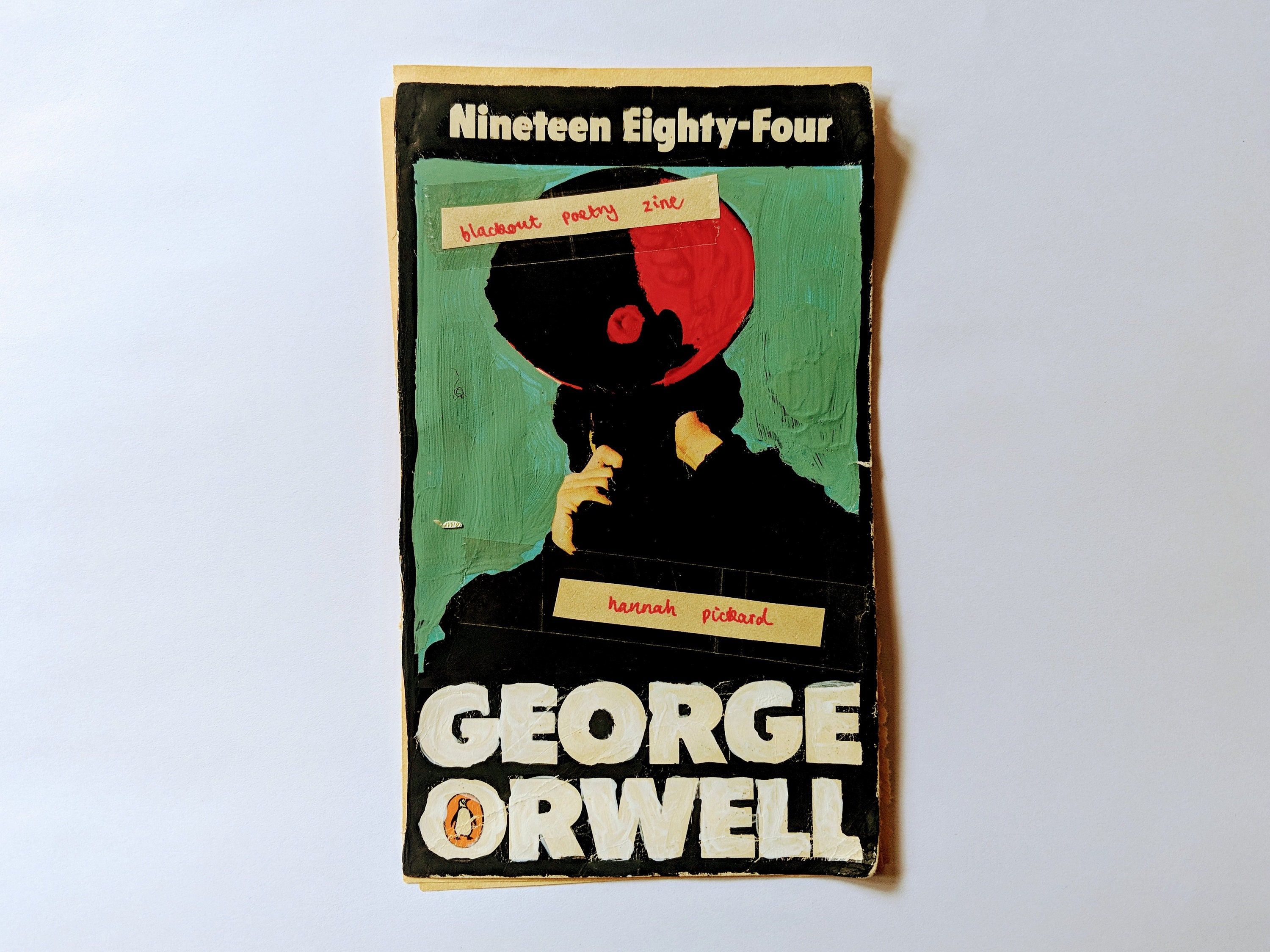 PDF 1984 Blackout Poetry Zine // Hannah Pickard + George Orwell - Etsy