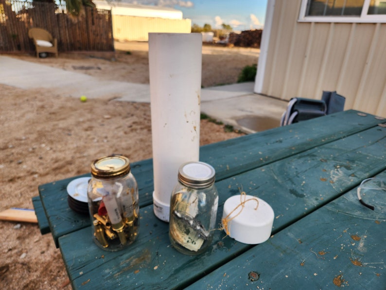 Underground PVC Safe Keeping Box Time Capsule 4" X 16" Cache Prepper ...