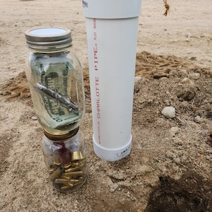 Underground PVC Safe Keeping Box Time Capsule 4" X 16" Cache Prepper ...