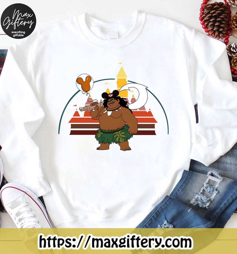 Disney Moana Maui Shirt, Disney Maui Unisex Gift T-shirt, Comfort ...