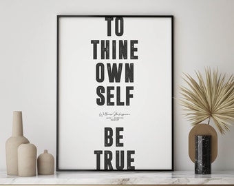 To Thine Own Self | Etsy