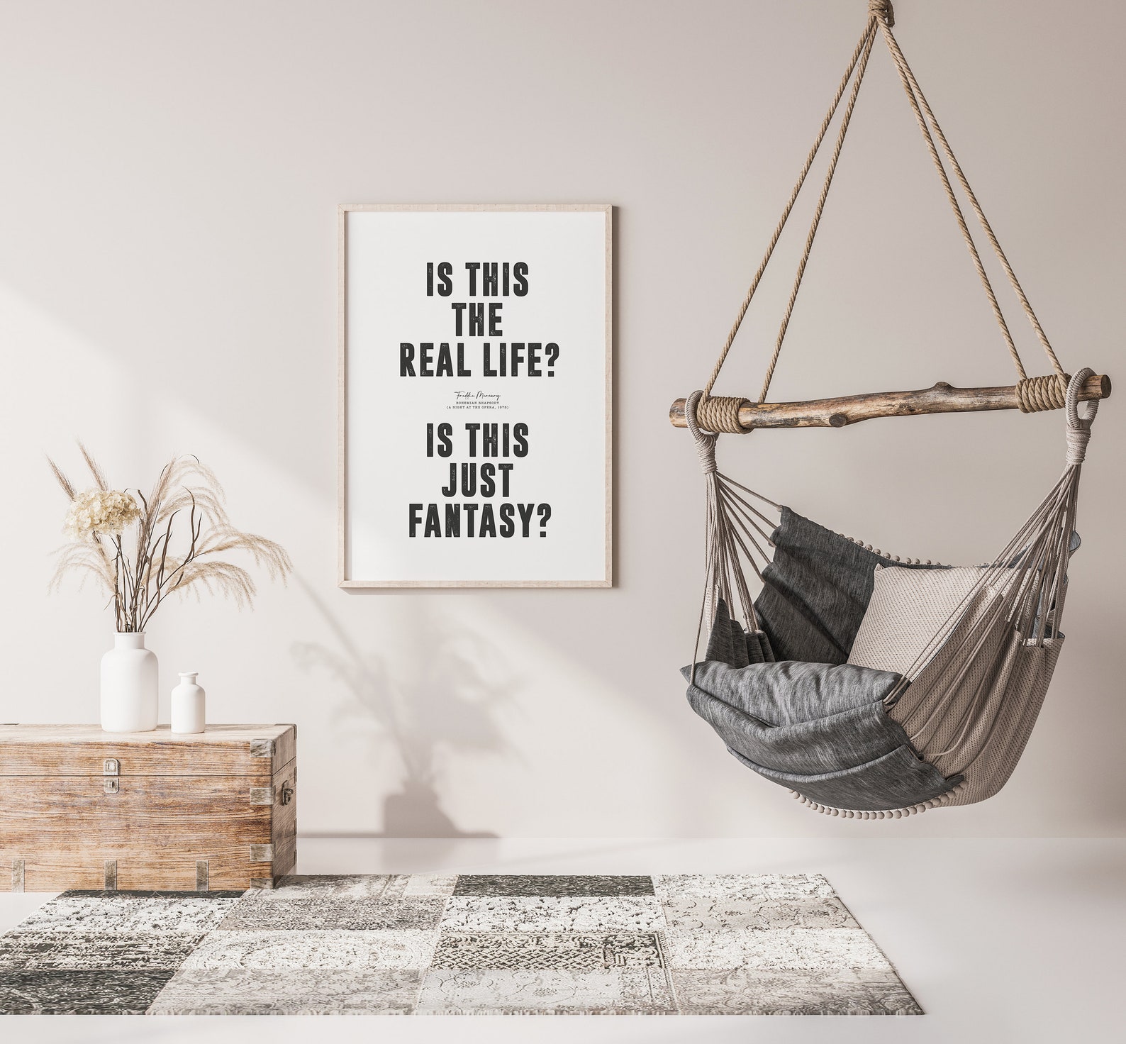 Bohemian Rhapsody Queen Poster Song Lyrics Print Song - Etsy