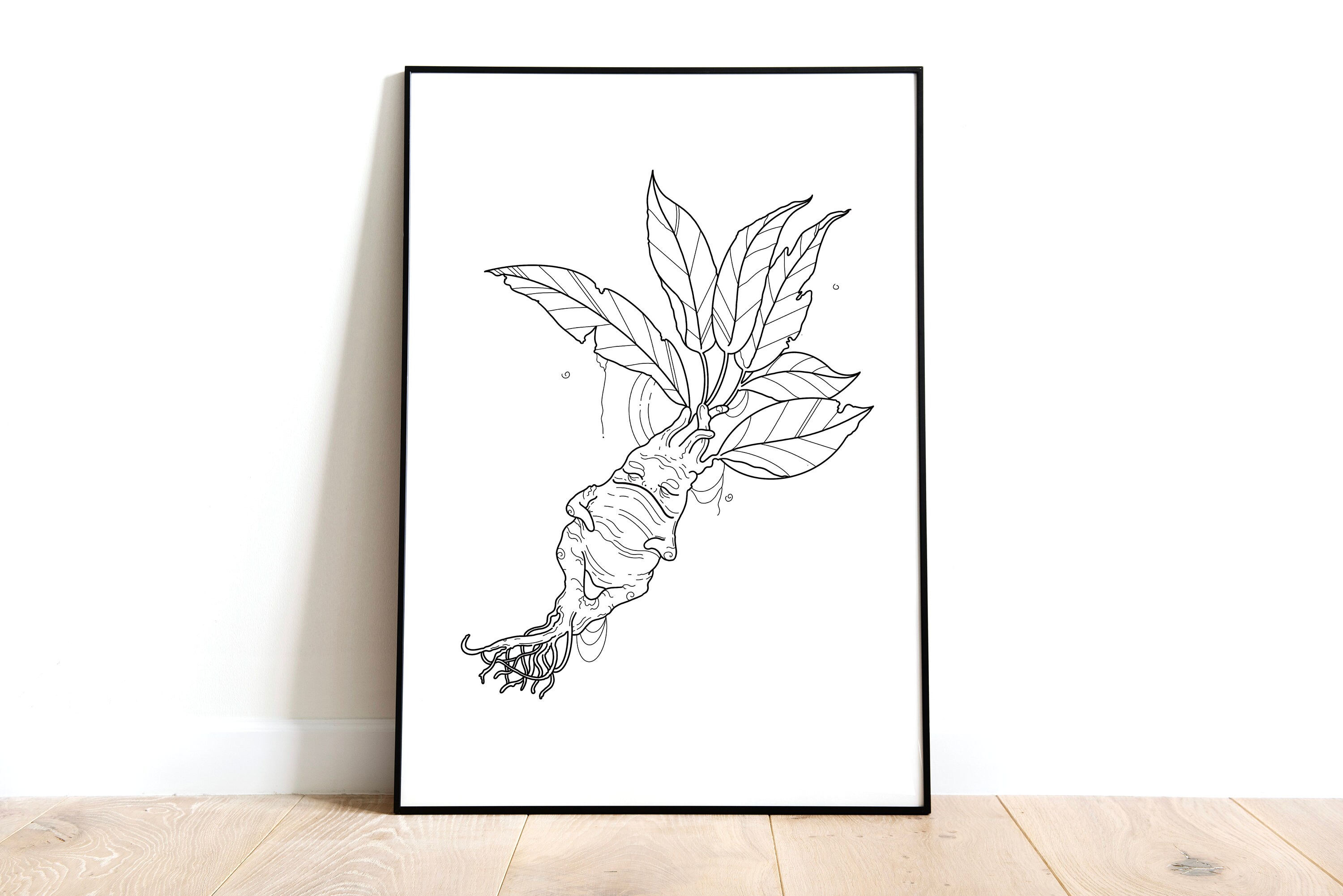 Mandrake Baby Printable Art Harry Potter Merch Witchcraft | Etsy