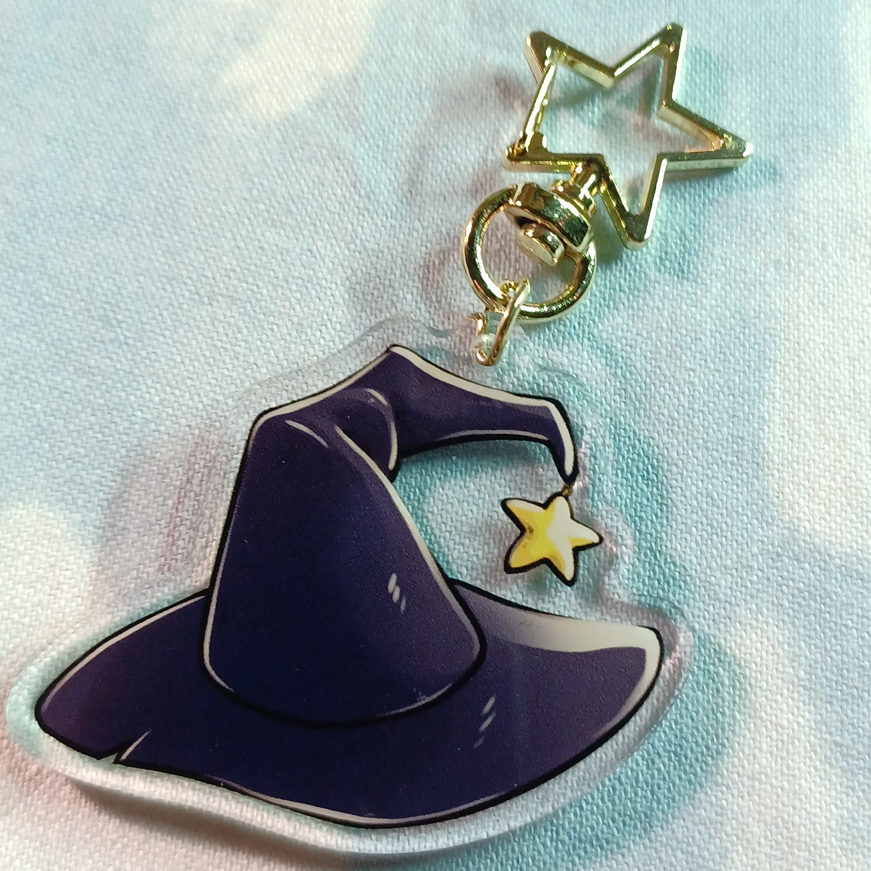 LGBT Pride Witch Halloween Keychains Gay Trans Ace Pan Nonbinary Bi Hat ...