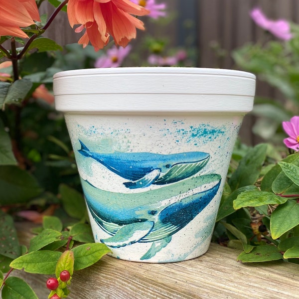 Whale Planter - Etsy UK