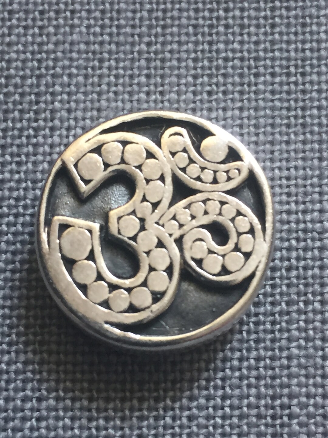 Sterling Silver Om Slide Charm (retired) - Bonn Bons by Lori Bonn - Etsy