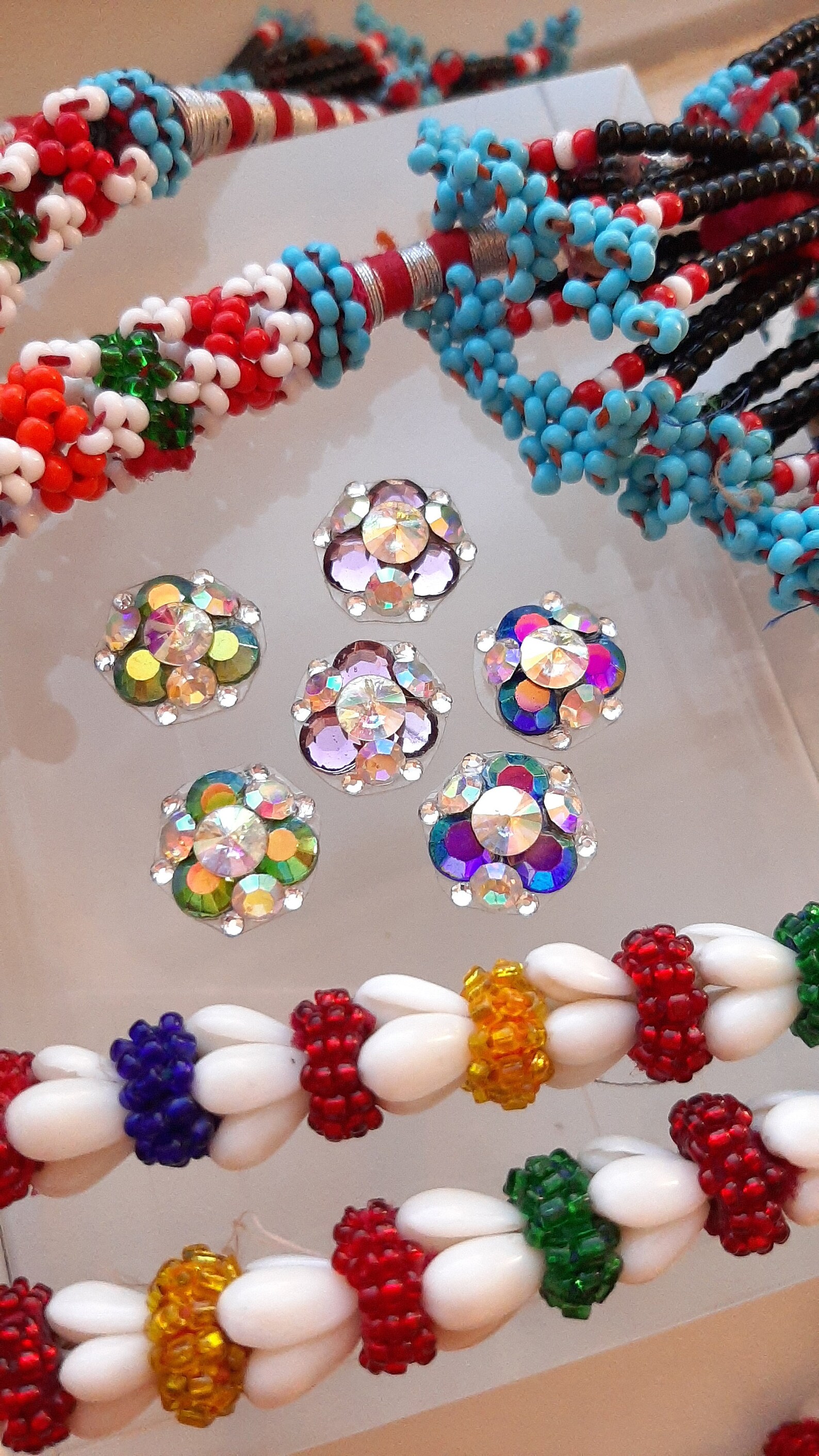 Small Handmade Bindi Jewelry - Third Eye Adornment - Face Forehead ...