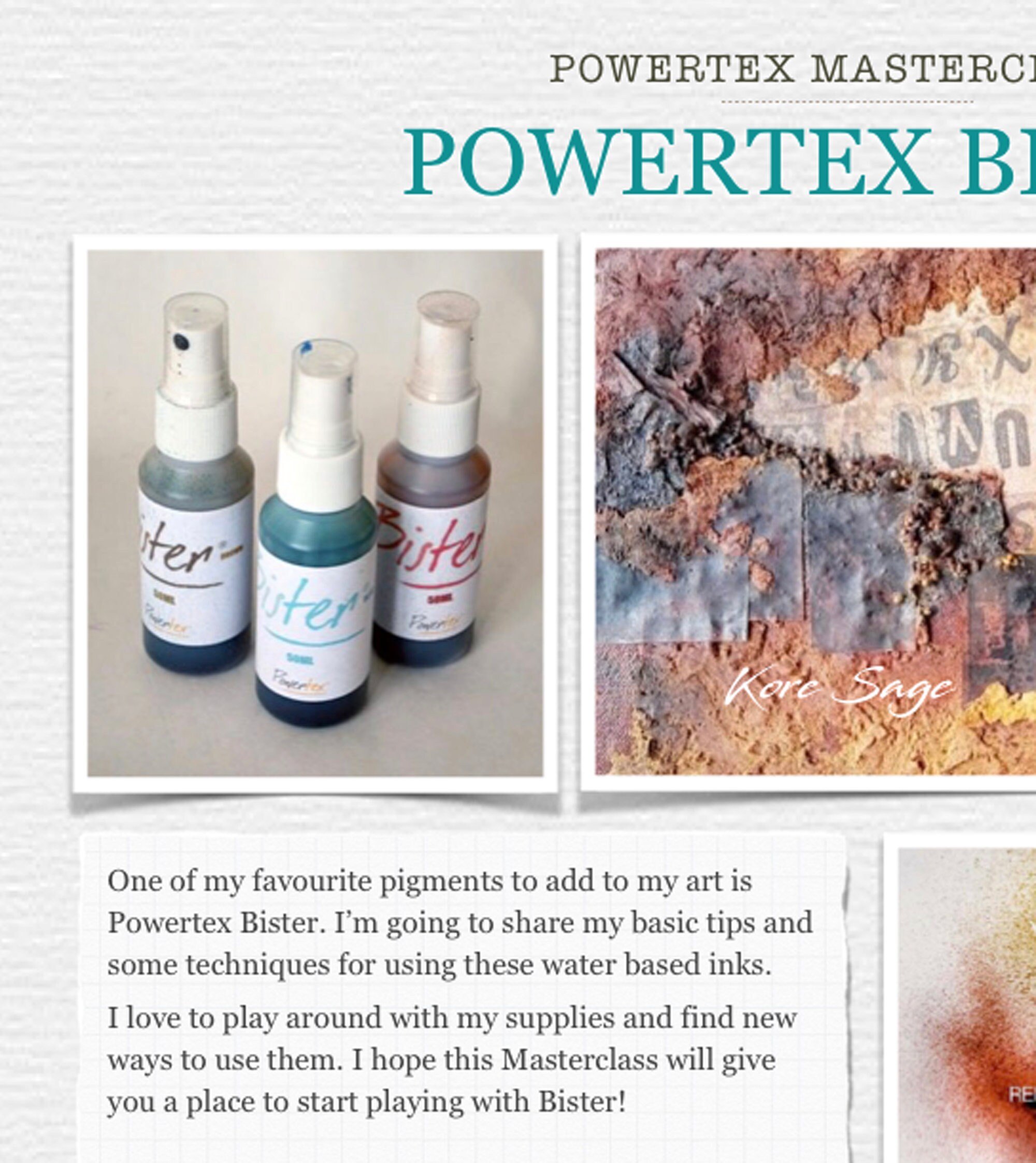 Powertex and Bister Tutorial PDF Download Ebook - Etsy UK