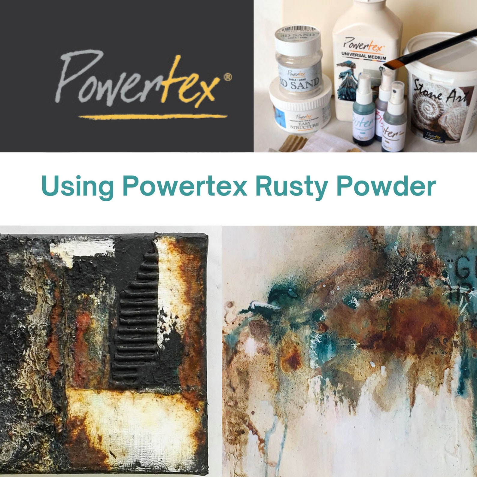 Powertex Rusty Powder for Beginners PDF Download Tutorial Ebook - Etsy UK